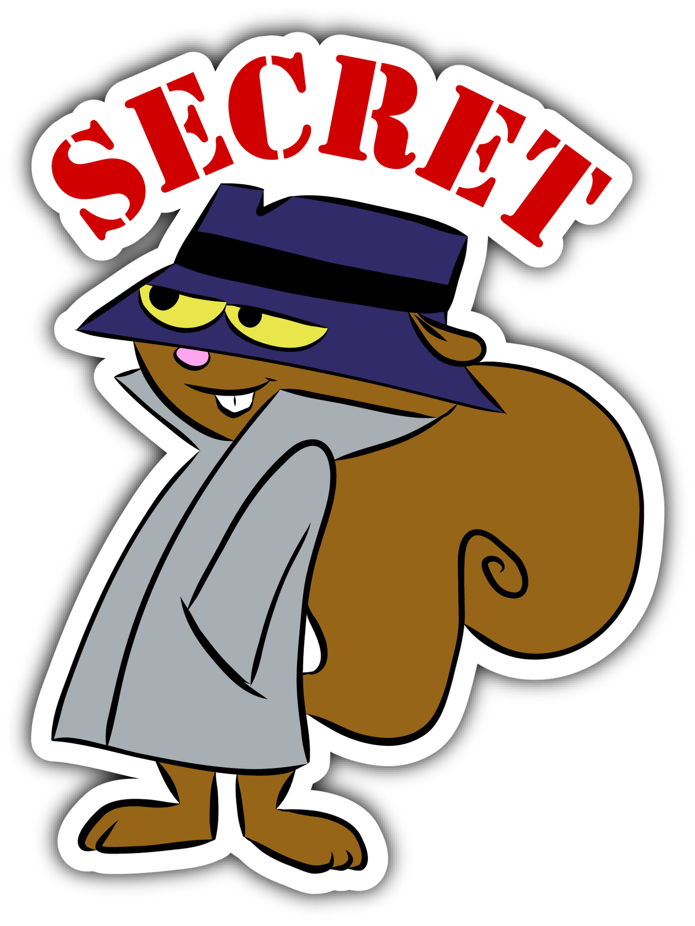 Secret Squirrel – Shipmate Stickers LLC